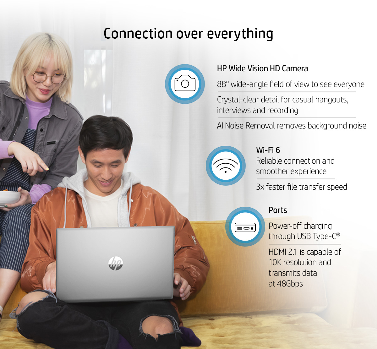 Hp Computer Laptop Connection Ports