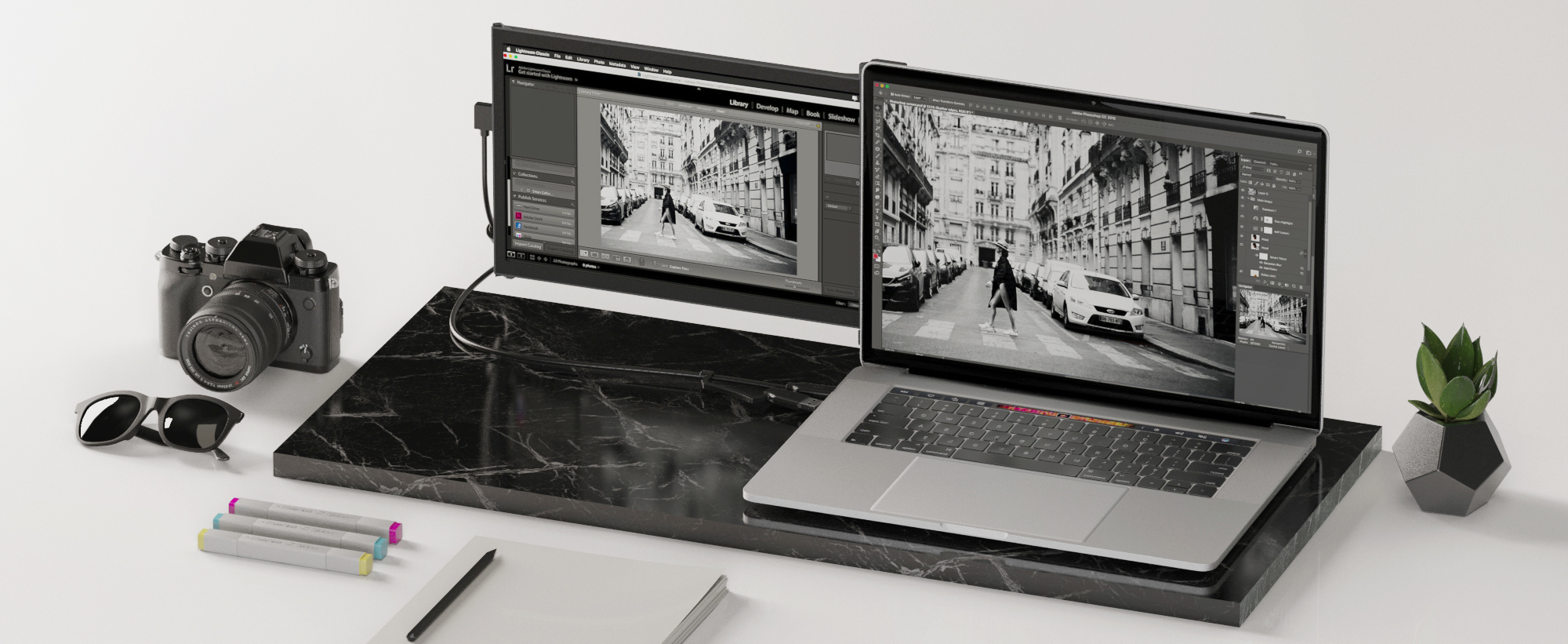 Mobile Pixels DUEX Plus - LCD monitor - 13.3 - portable - 1920 x 1080 ...