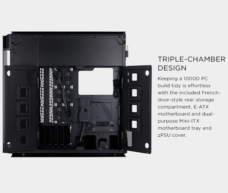 Corsair Obsidian Series 1000D Glass Aluminum Computer Case - Newegg.com