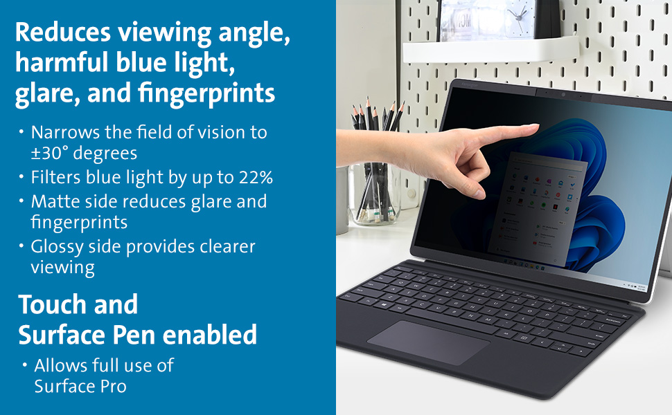 Kensington MagPro Elite Magnetic Privacy Screen - notebook privacy filter