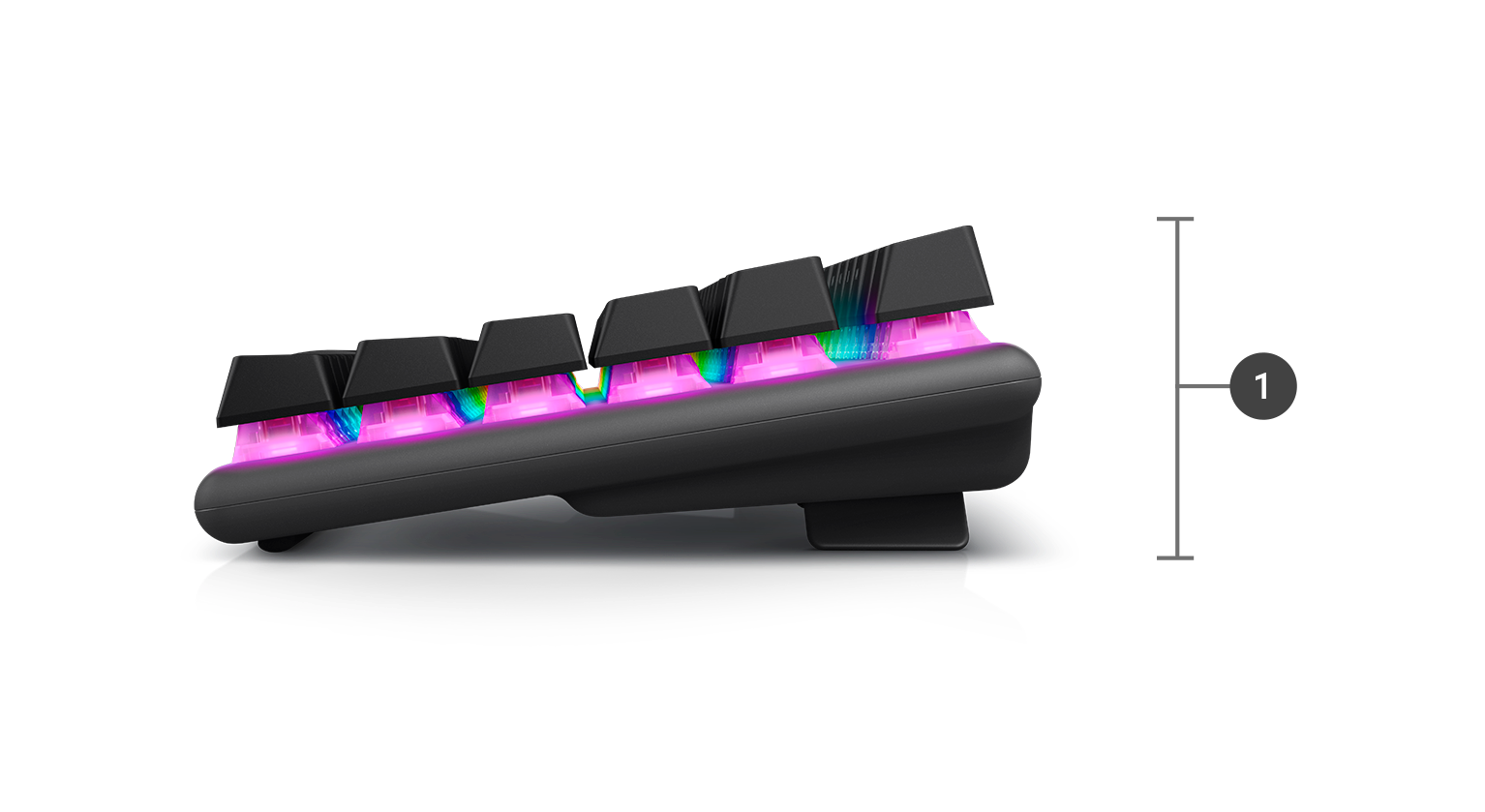 Alienware Pro Wireless Gaming Keyboard - Tastatur - AlienFX per nøkkel ...