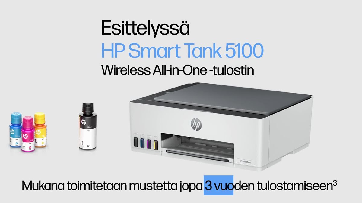HP Smart Tank 5106 All-In-One-tulostin - Power.fi