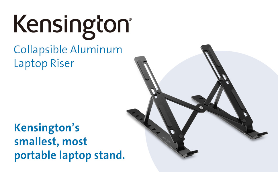 Kensington - notebook stand - collapsible, aluminum