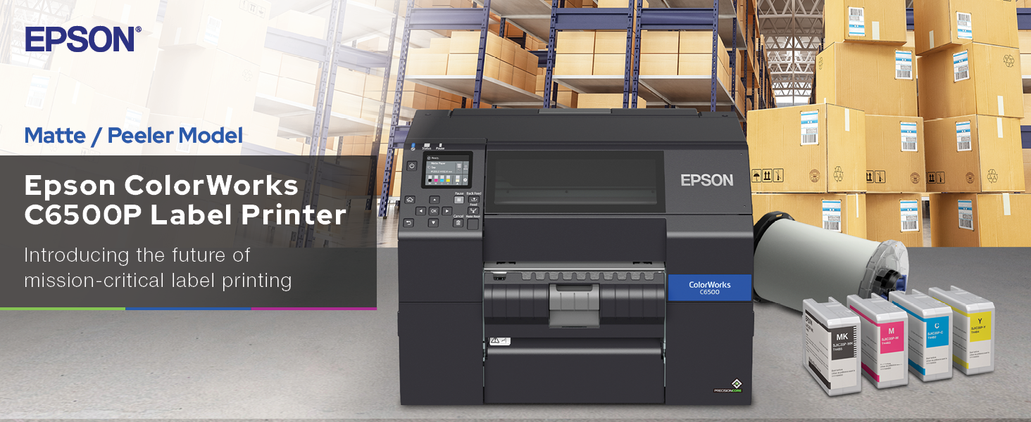 Epson ColorWorks CW-C6500P - label printer - color - ink-jet