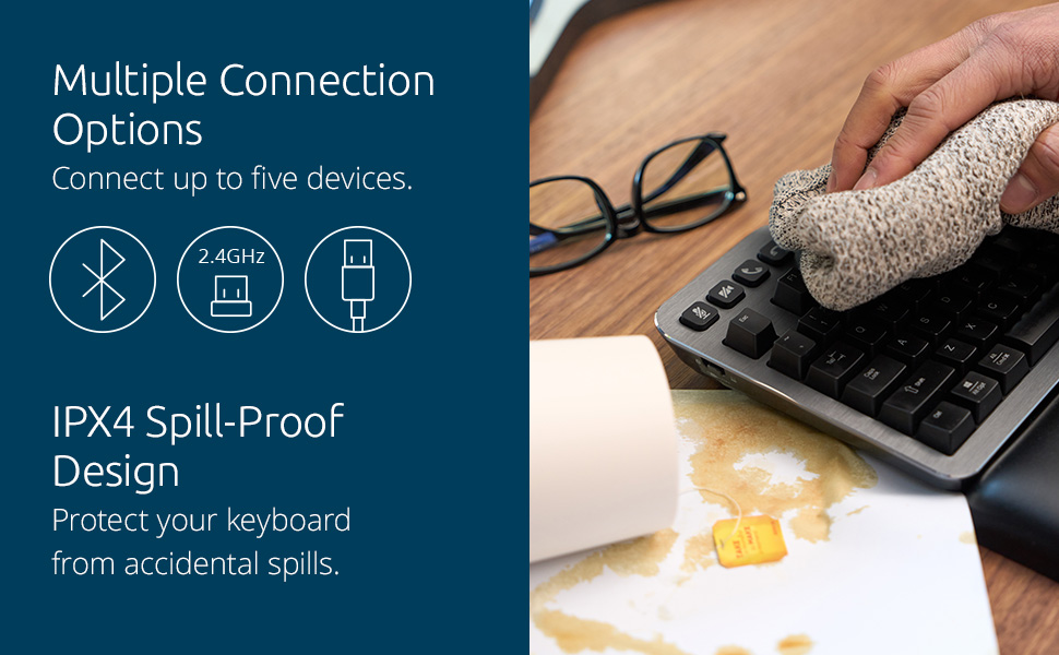 Kensington ACCO MK7500F - Wireless Mechanical Keyboard - Full