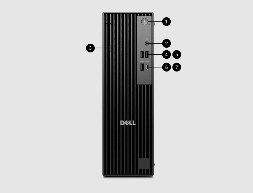 Dell Pro Slim QCS1250 - slim desktop - Core i5-14500 2.6 GHz - 16 GB ...