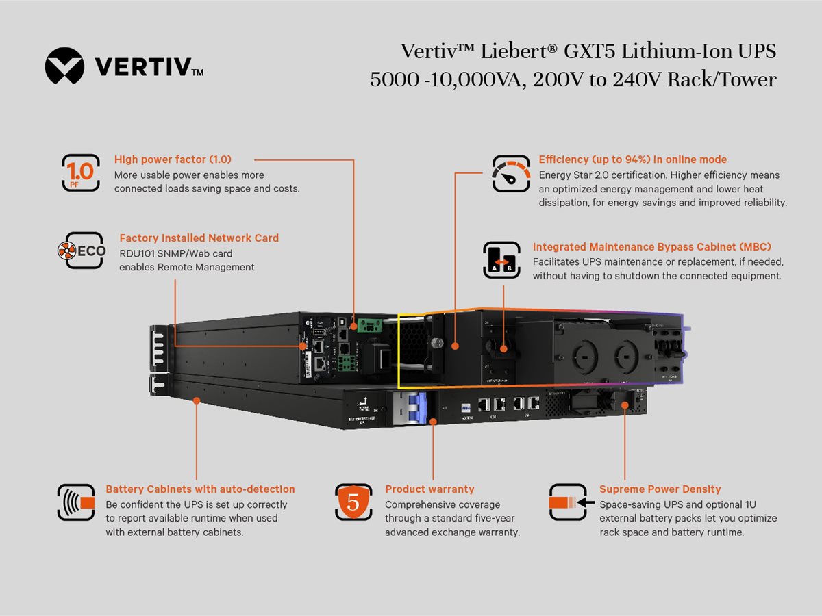 Liebert GXT5 - battery enclosure - Li-Ion
