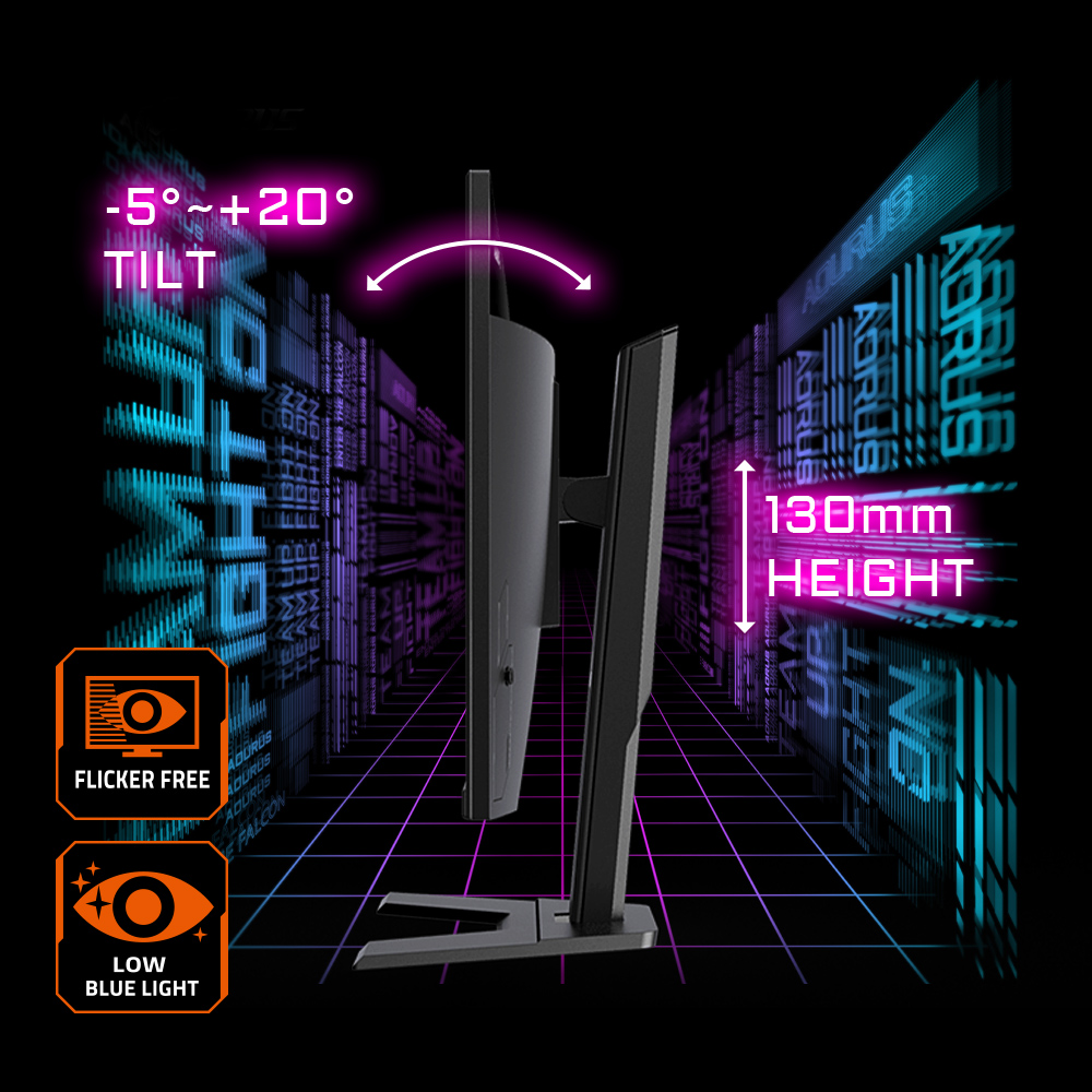Gigabyte G27Q - LED monitor - 27 - 2560 x 1440 QHD @ 144 Hz - IPS - 350 ...
