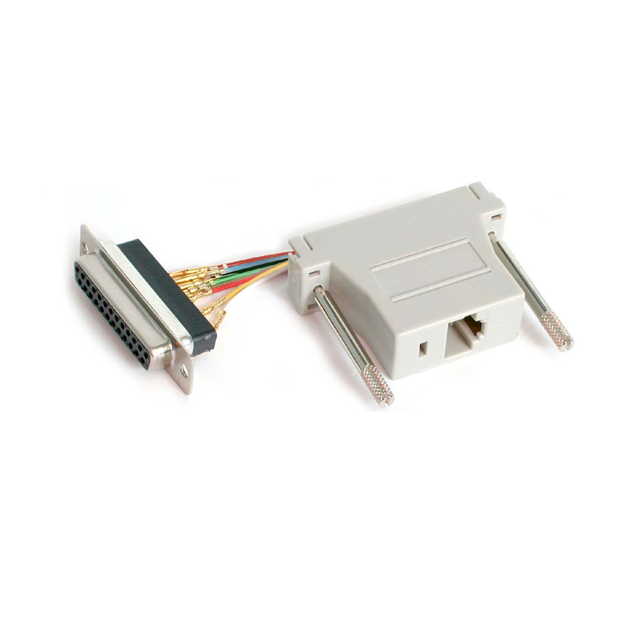 StarTech.com DB25 to RJ45 Modular Adapter - F/F - Serial Adapter