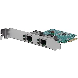StarTech.com Dual Port Gigabit PCIe Network Card - PCIe NIC