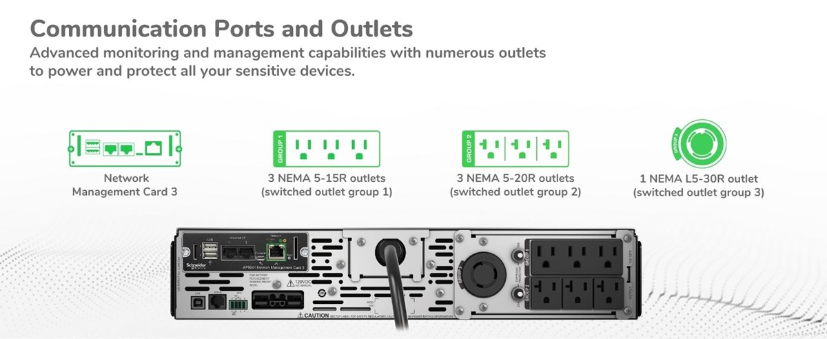 APC Smart-UPS X 3000 Rack/Tower LCD - UPS - 2.7 kW - 3000 VA - with APC ...