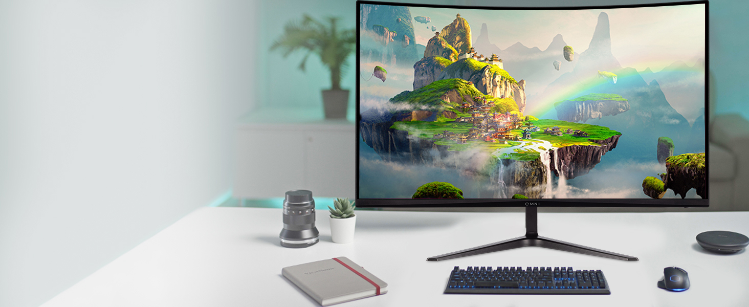 ViewSonic OMNI Gaming VX3218C-2K - LED monitor - curved - QHD - 32"