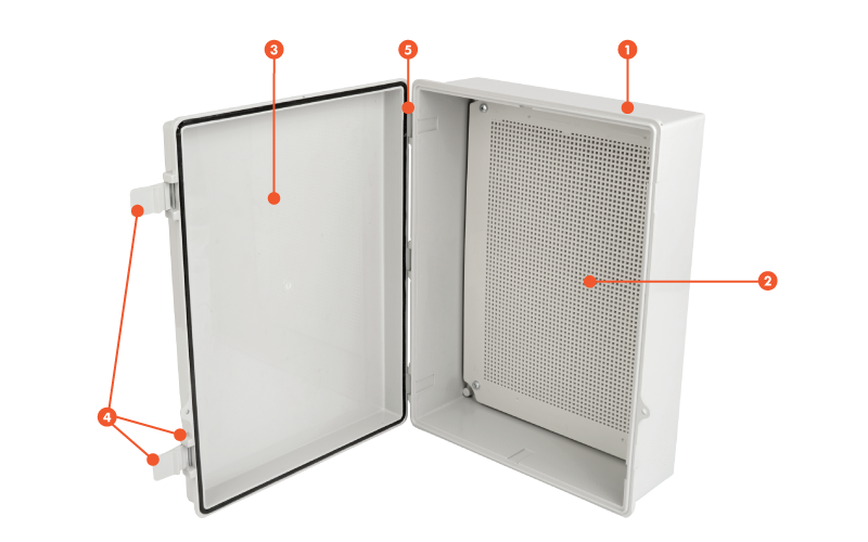 Tripp Lite Wireless Access Point Enclosure with Hasp - NEMA 4, Surface ...