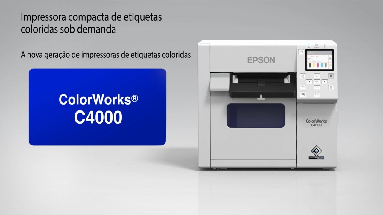 Impressora de Etiquetas ColorWorks C4000 | Produtos | Epson Brasil