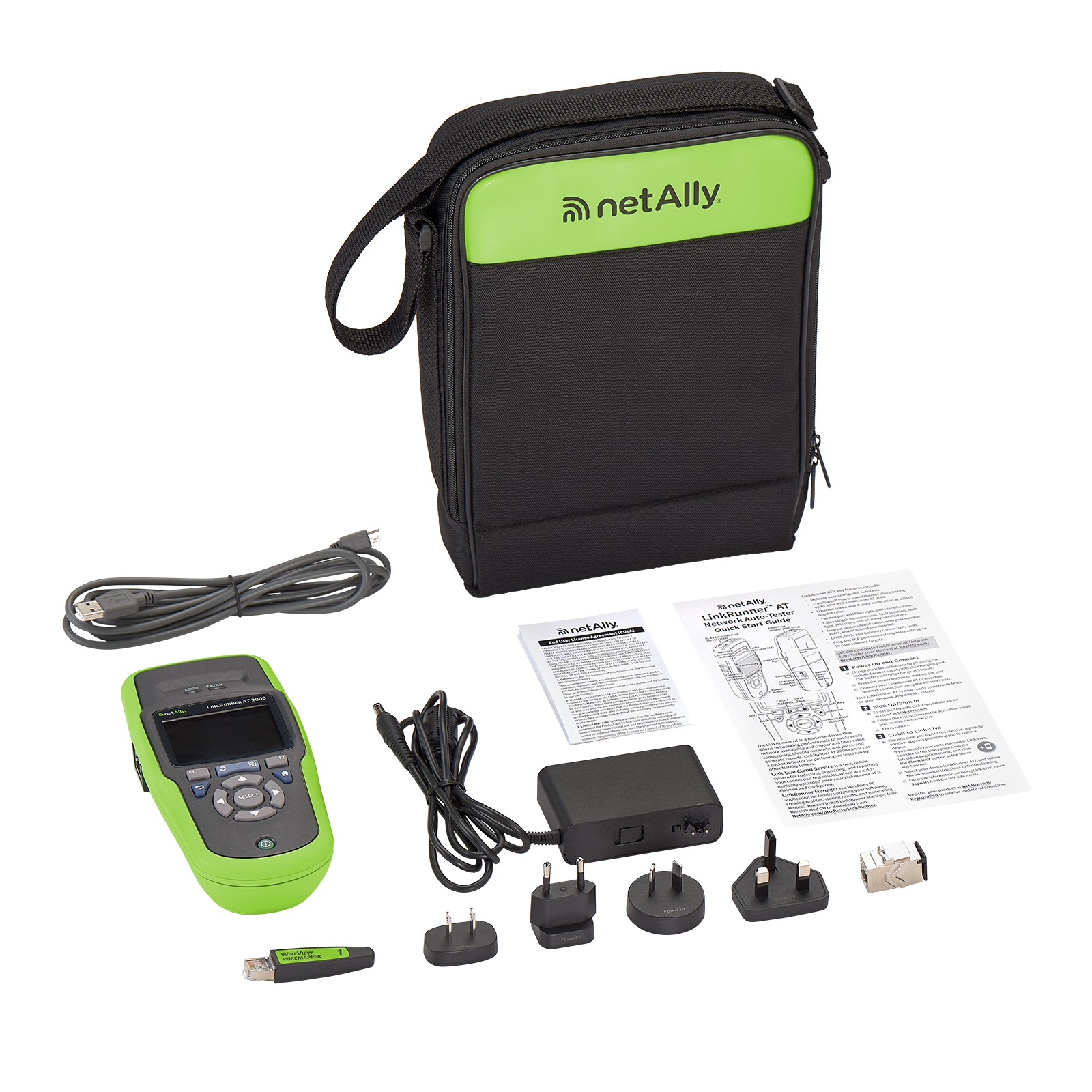 NetAlly LinkRunner AT 2000 Extended Test Kit - network tester kit