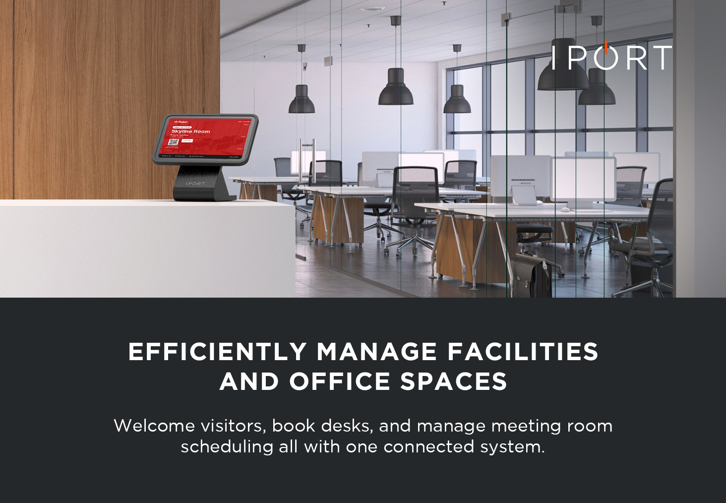 iPort Surface Mount System enclosure - for tablet - black