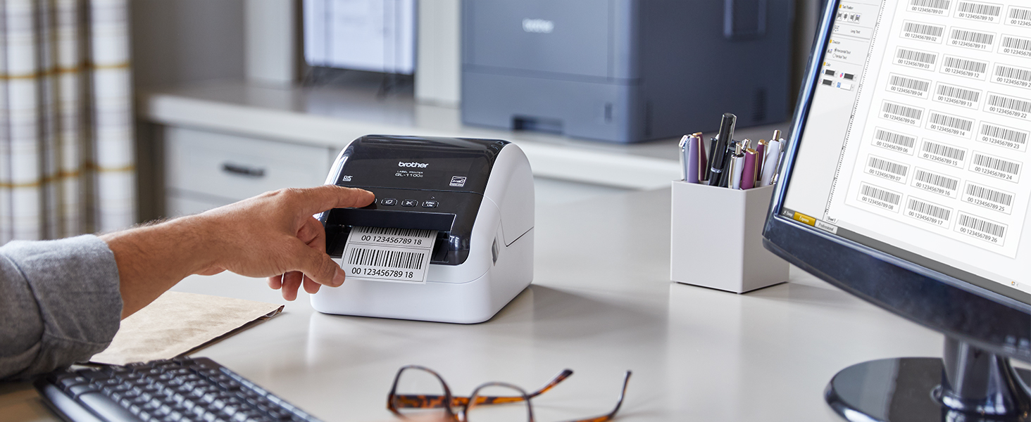 Brother QL-1100c - label printer - B/W - direct thermal