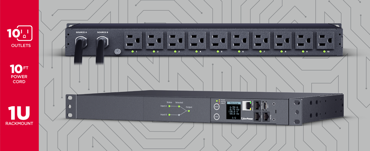 CyberPower Switched ATS PDU44001 - power distribution unit