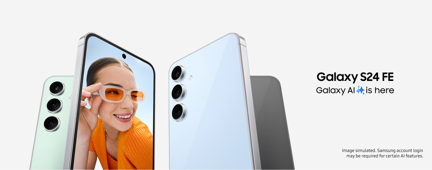 Samsung Galaxy S24 FE - graphite - 5G smartphone - 256 GB - GSM