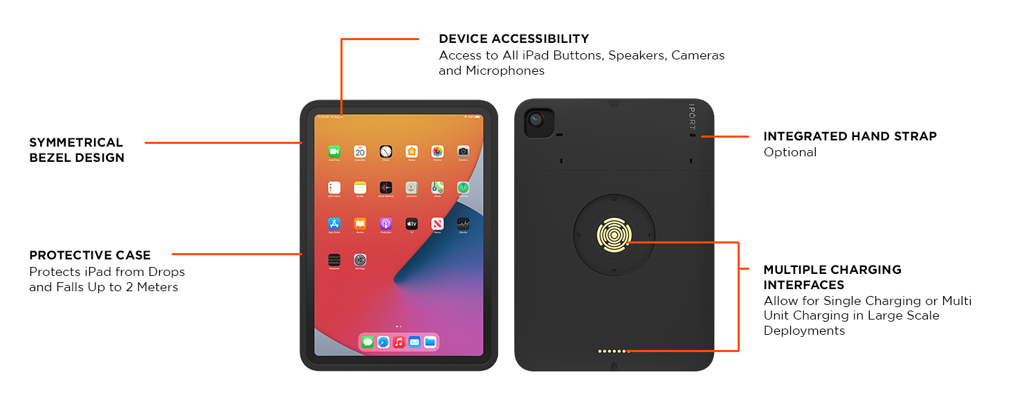 iPort CONNECT PRO - Case - For iPad 10.9" 10th Gen - Black - V3 dock ...