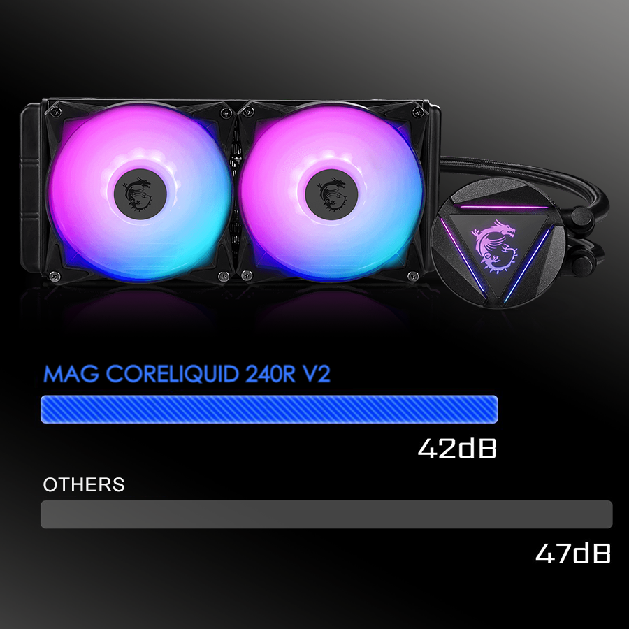 MSI MAG CORELIQUID 240R V2 - processor liquid cooling system