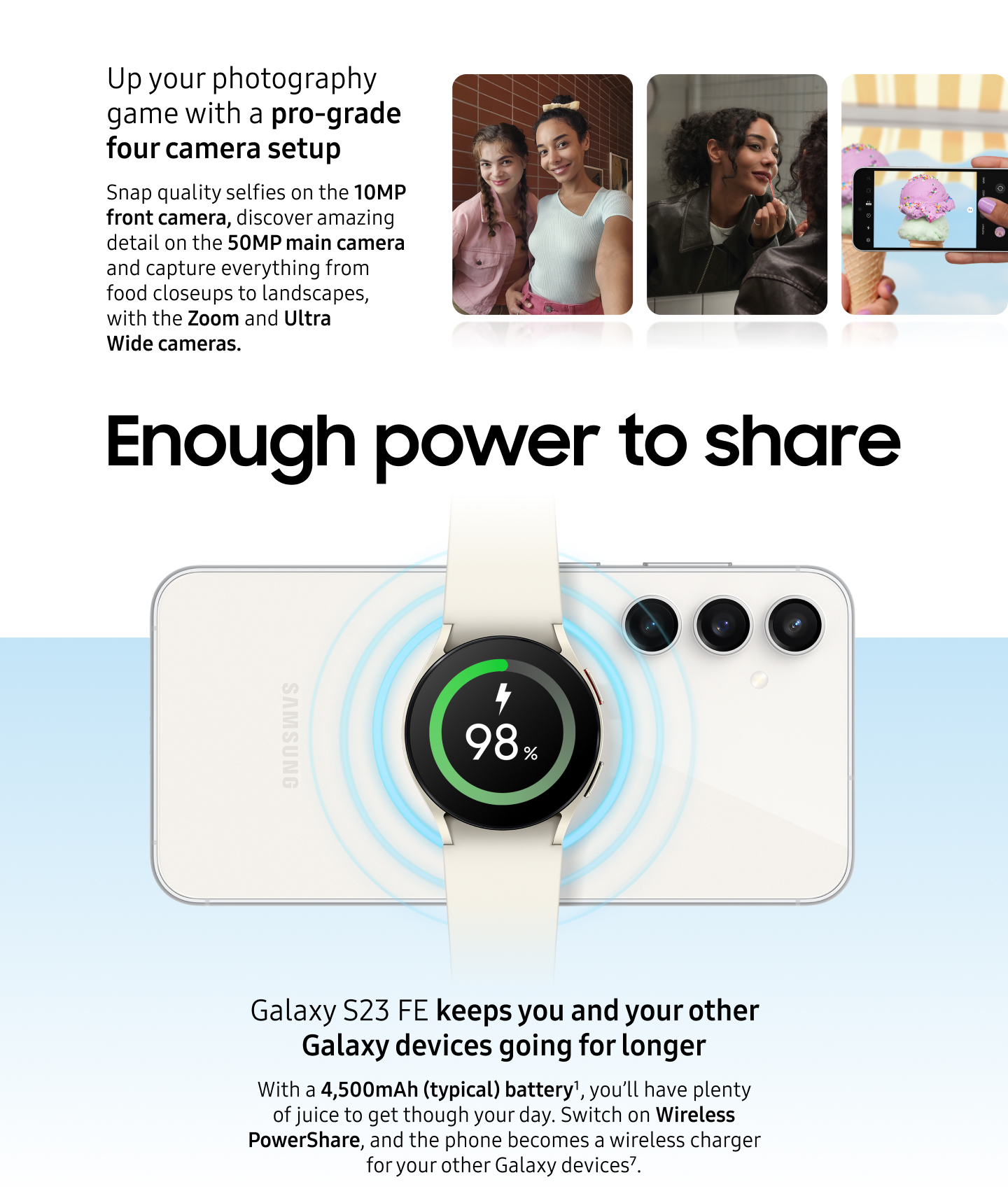 Samsung Galaxy S23 FE - graphite - 5G smartphone - 256 GB - GSM