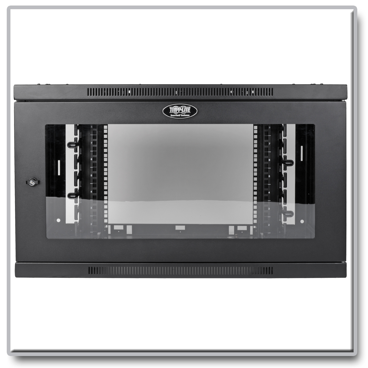 Tripp Lite SmartRack 9U Wallmount Rack Enclosure Wide Cable Management ...