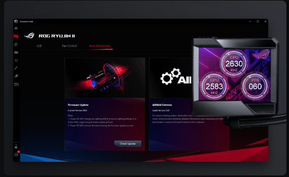ASUS ROG Ryujin II 240 ARGB - Liquid CPU Cooler - 3.5" LCD - Embedded ...