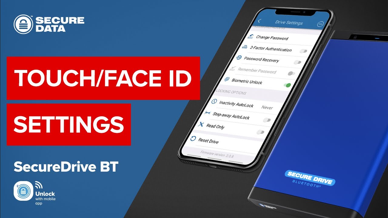 SecureData SecureDrive BT - SSD - 2 TB - USB 3.2 Gen 2