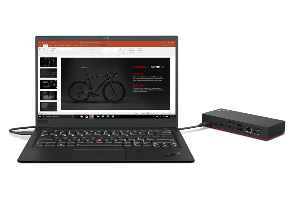 Lenovo ThinkPad Universal USB-C Dock - docking station - USB-C - HDMI ...
