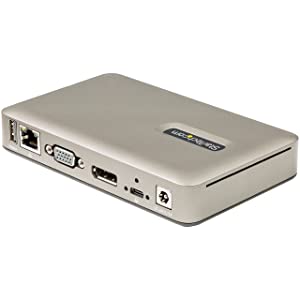 StarTech.com USB C Dock - DisplayPort 4K 30Hz or VGA - 65W PD3.0 - 4x ...