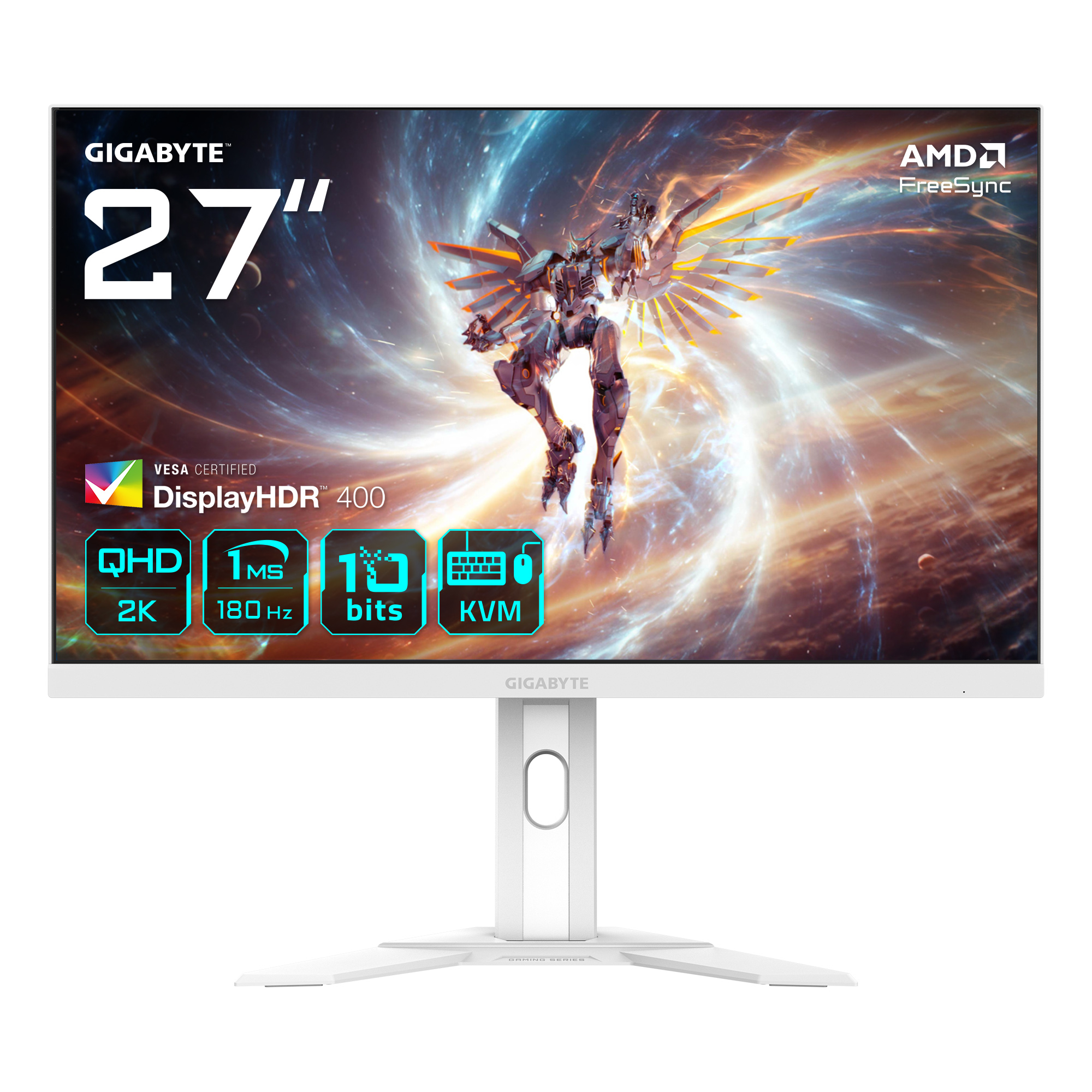 Gigabyte M27QA ICE - LED monitor - gaming - 27 - 2560 x 1440 QHD @ 180 ...