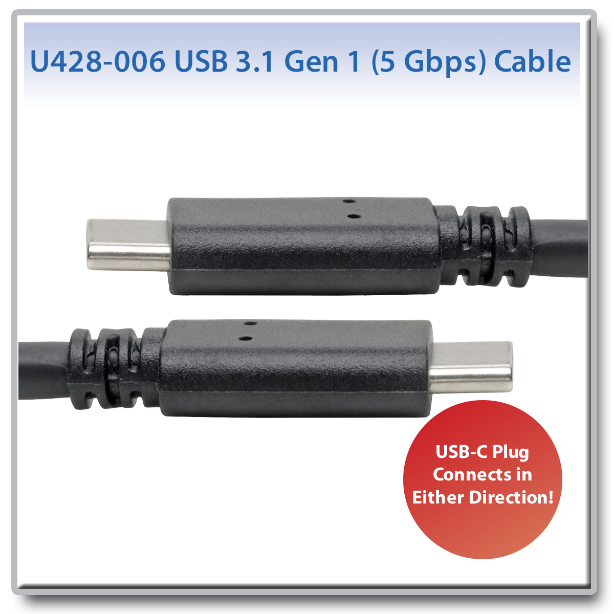 Tripp Lite USB C to USB-A Cable 5 Gbps USB 3.1 Gen 1 M/M USB Type C 6ft ...