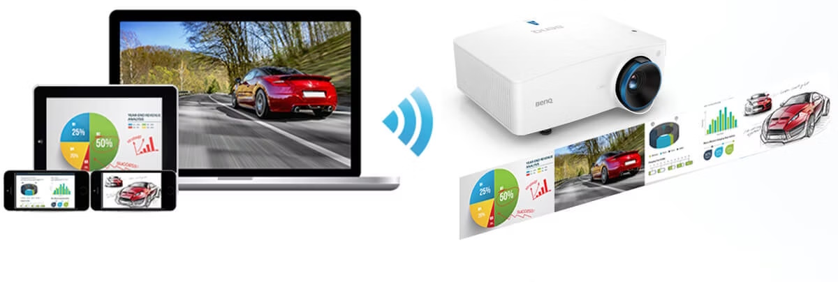 BenQ LU930 - DLP projector - 3D - LAN