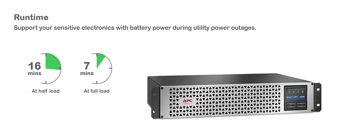 APC Smart-UPS Li-Ion 1000VA Short Depth with SmartConnect - UPS - 800 ...