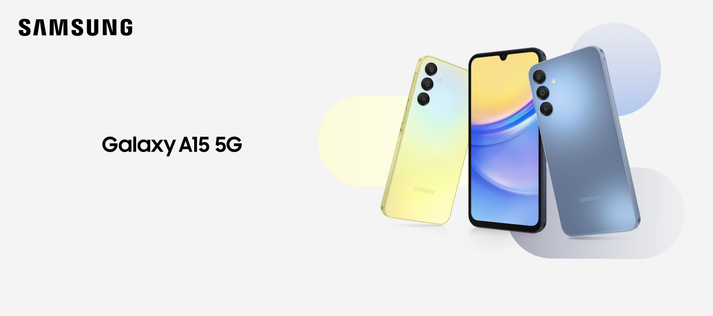 Samsung Galaxy A15 5G - yellow - 5G smartphone - 128 GB - GSM