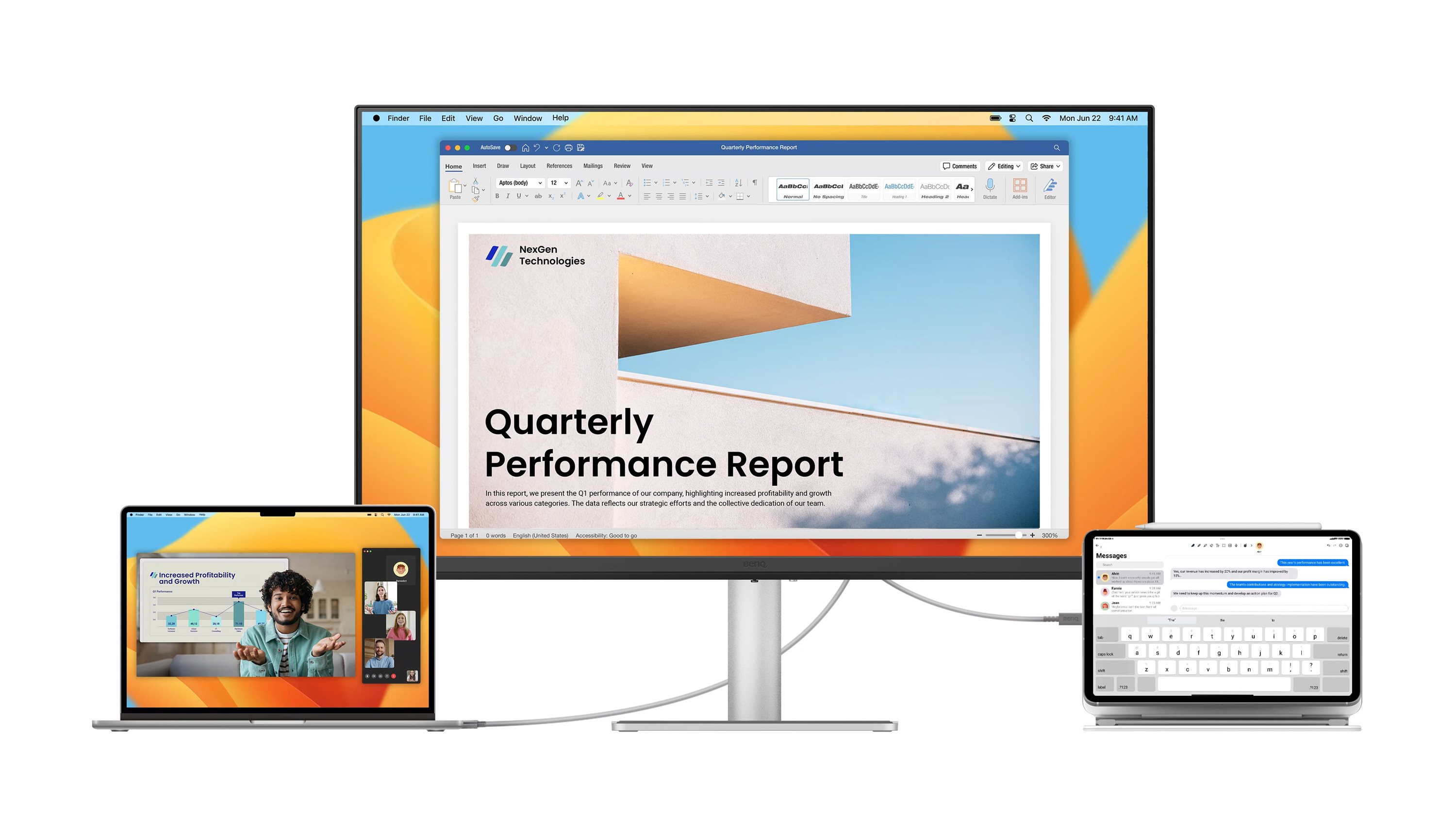 BenQ monitor - 27-inch screen - 4K UHD - IPS panel - white - 3840 x ...