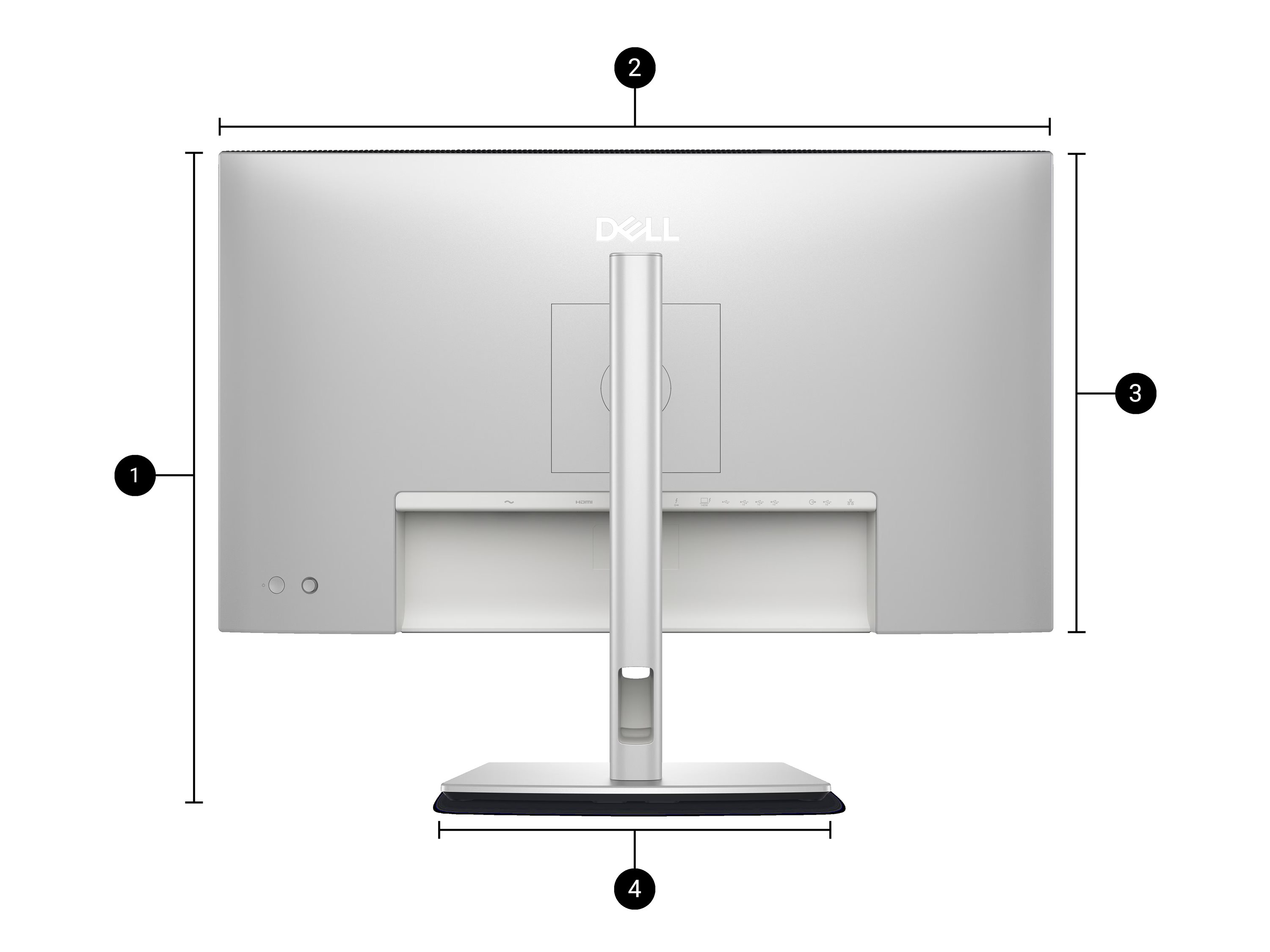 Dell UltraSharp 27 4K Thunderbolt Hub Monitor U2725QE - LED monitor ...