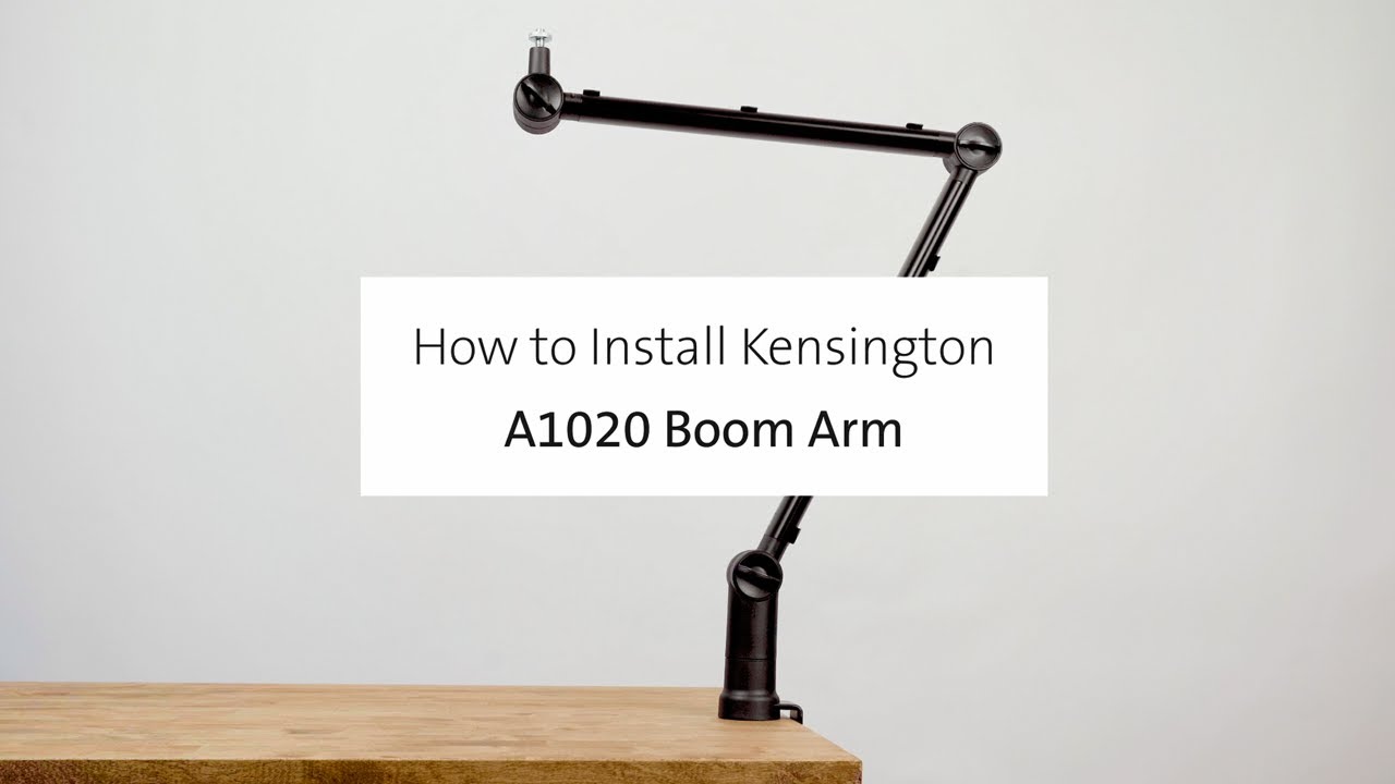 Kensington A1020 - mounting kit - articulating - for microphone ...
