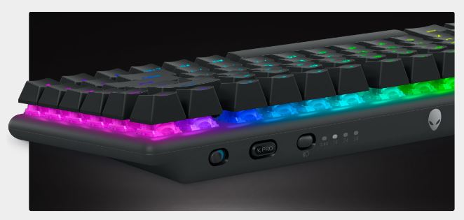 Alienware Pro Wireless Gaming Keyboard - Tastatur - AlienFX per nøkkel ...