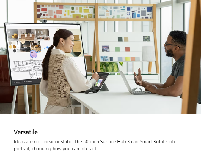 Microsoft Surface Hub 3 for Business - touch surface - Core i5 - 32 GB ...