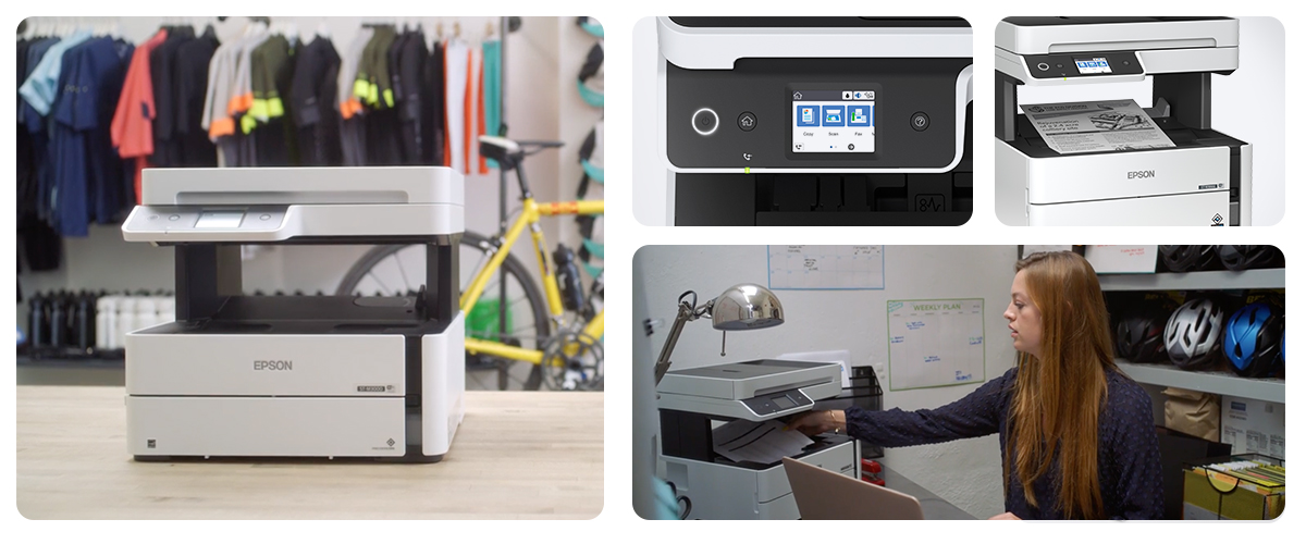 Epson WorkForce ST-M3000 Supertank - imprimante multifonctions - Noir et blanc