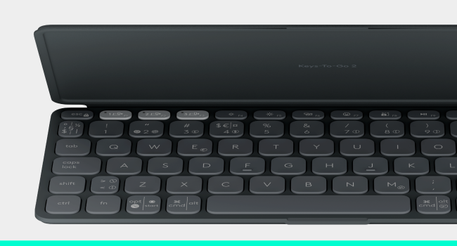 Logitech Keys-To-Go 2 - Graphite (Universal) - Datortillbehör | Webhallen