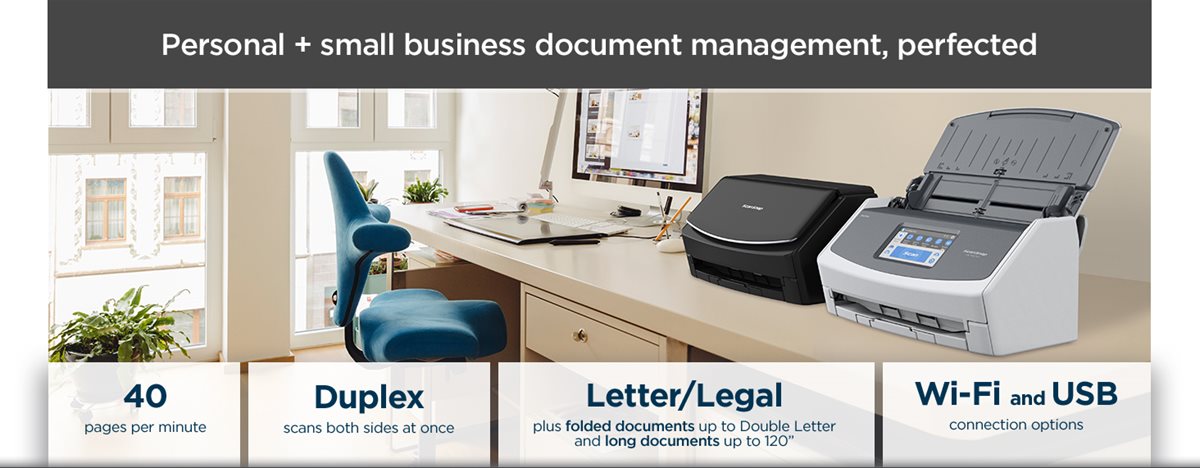 Ricoh ScanSnap iX1600 - document scanner - desktop - Wi-Fi(n), USB 3.2 ...