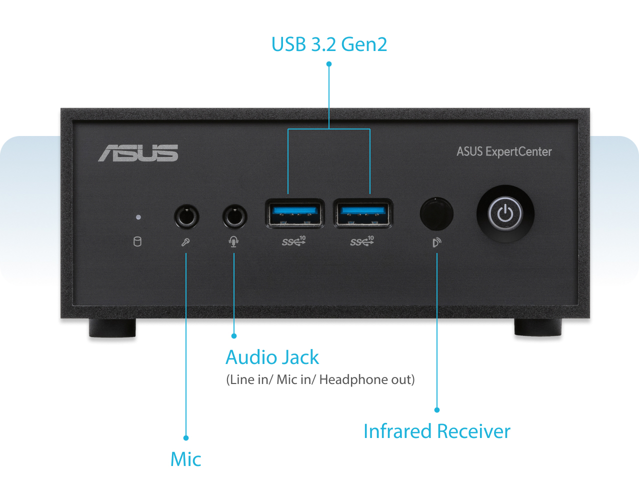ASUS ExpertCenter PN42 BBFN1000X1FC - mini PC - Intel N-series N100 - 0 ...