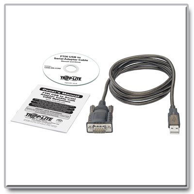 Tripp Lite RS232 to USB Adapter Cable with COM Retention (USB-A to DB9 ...