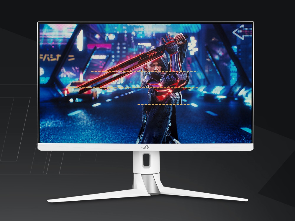 Asus Led Monitor White Front