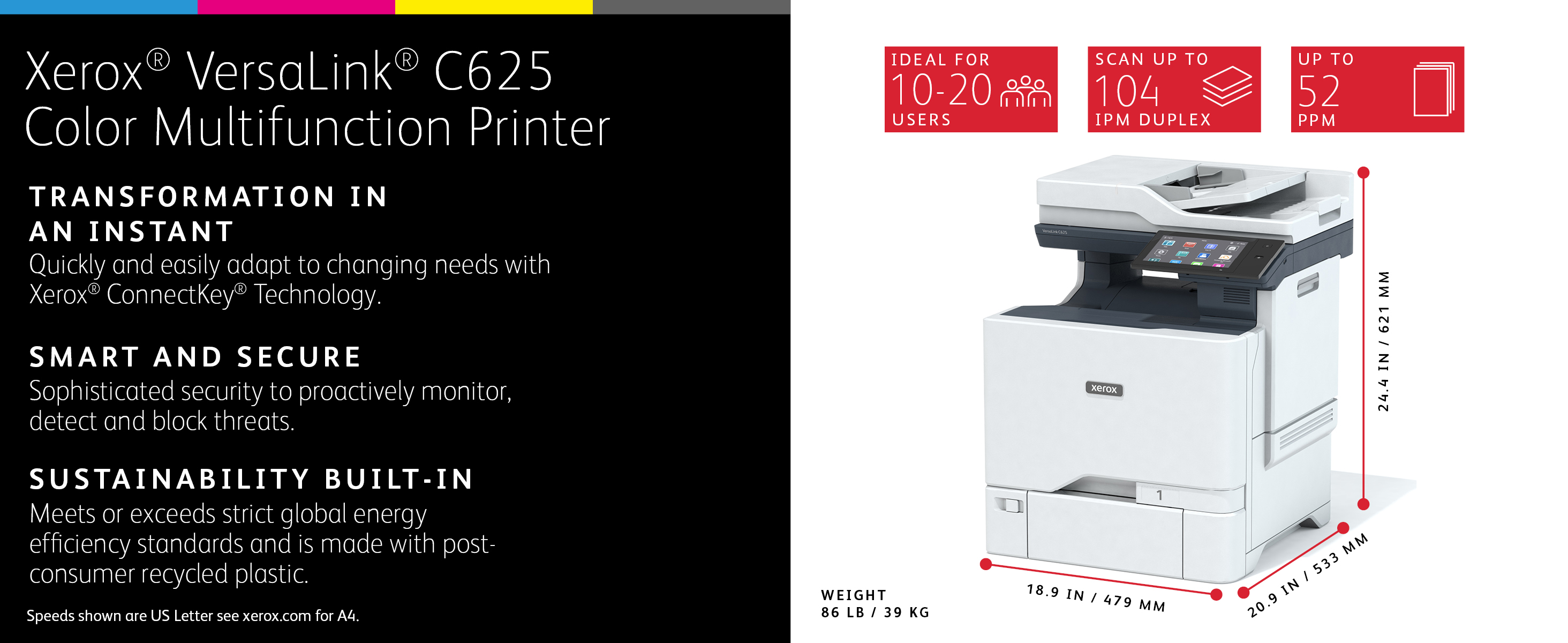 Xerox VersaLink C625/DN - multifunction printer - color