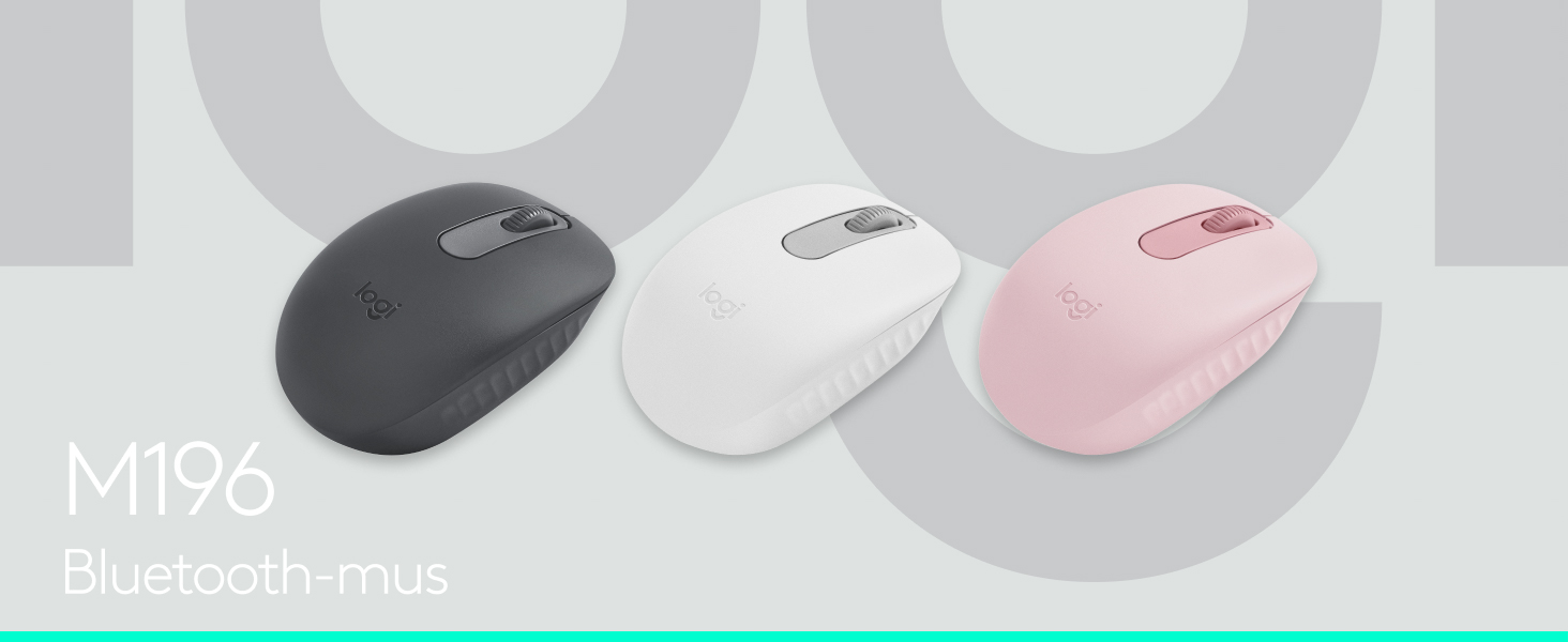 Logitech M196 - Graphite - Datortillbehör | Webhallen