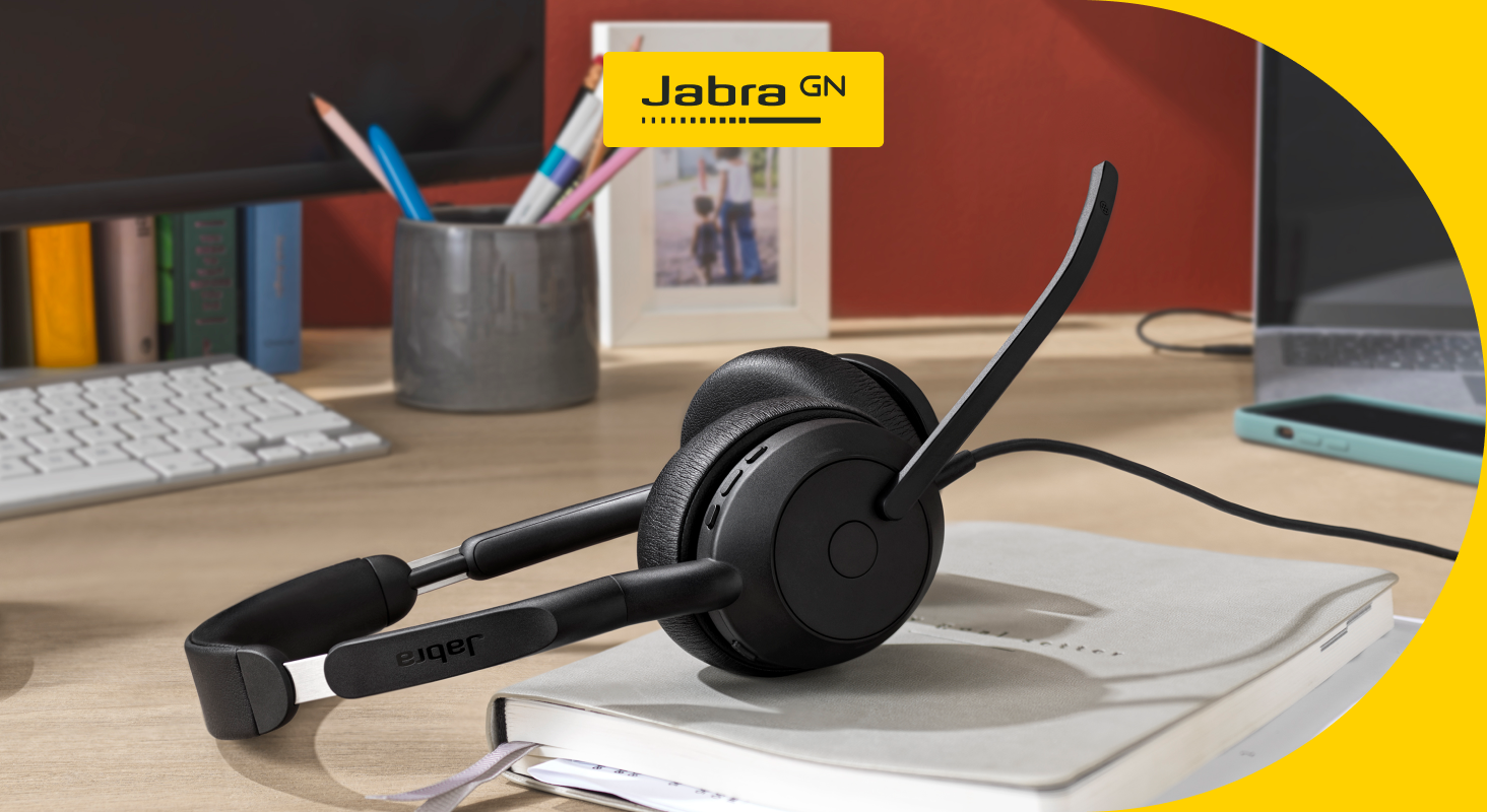 Jabra Evolve2 50 UC Stereo - Headset - pa orat - kabelansluten - aktiv brusradering - USB-C ...
